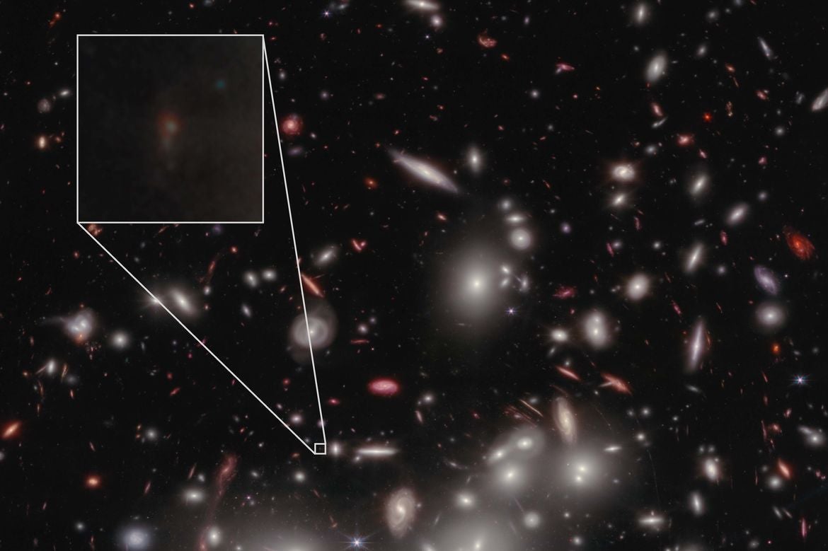 Astrophysicists discover the faintest galaxy ever seen in the early ...