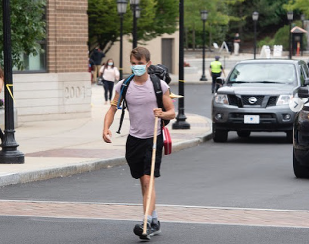 Homeless college student walks over 500 miles to raise awareness, funds ...