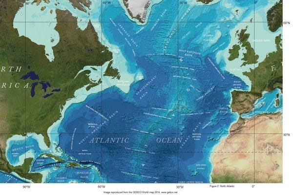 The Atlantic Ocean is getting wider every year, study finds - The ...