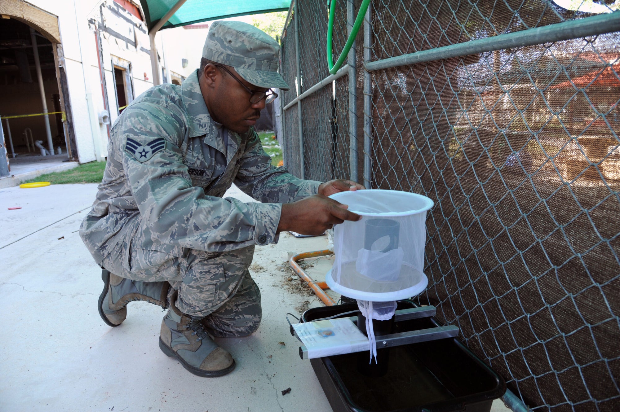 High tech mosquito repelling device requires no heat, electricity or ...