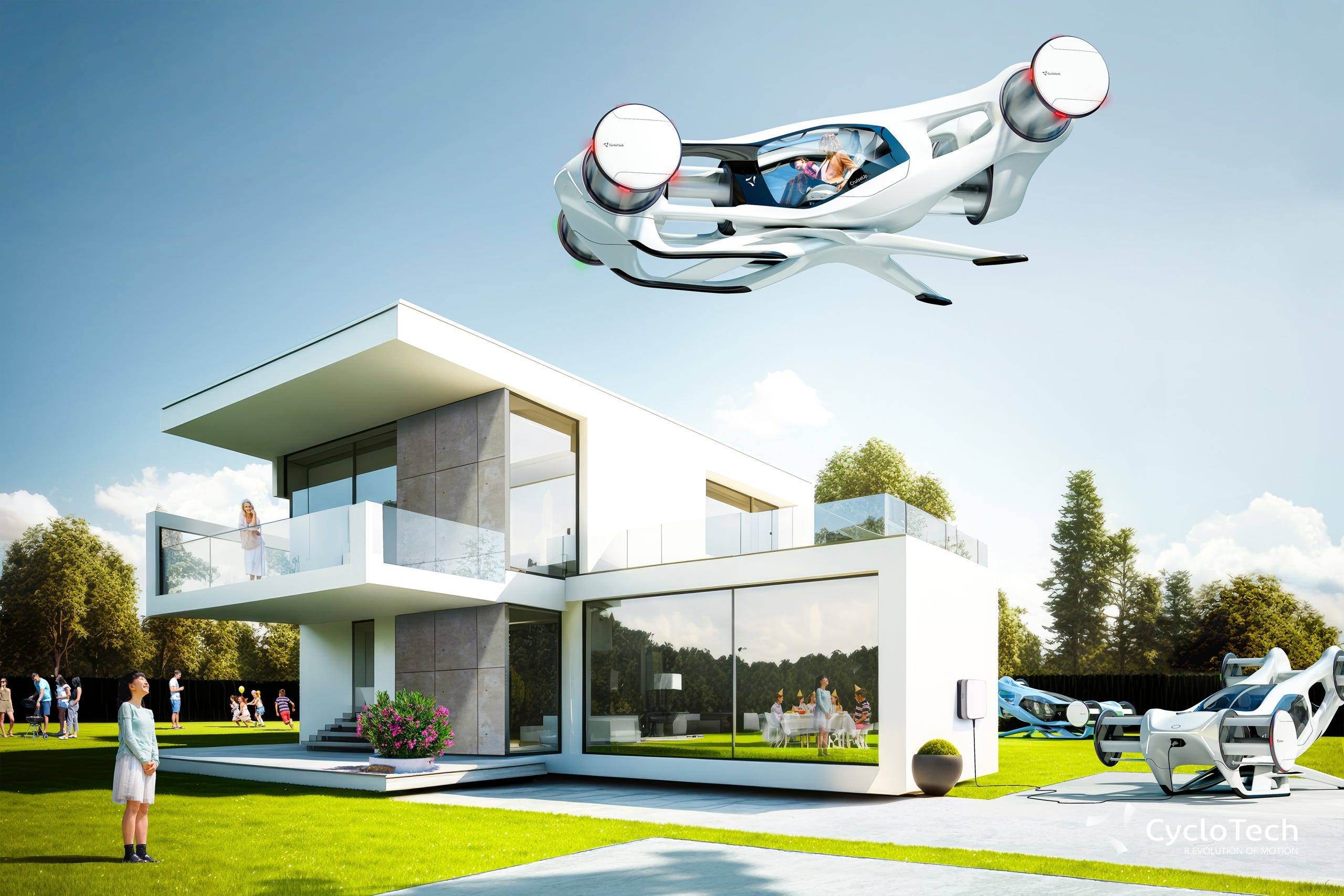 Introducing CruiseUp: The first flying car that can fly sideways and ...