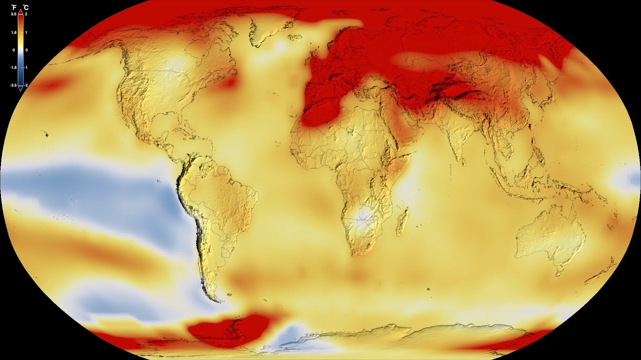 Earth’s global temperature has drastically changed over the last 500 ...