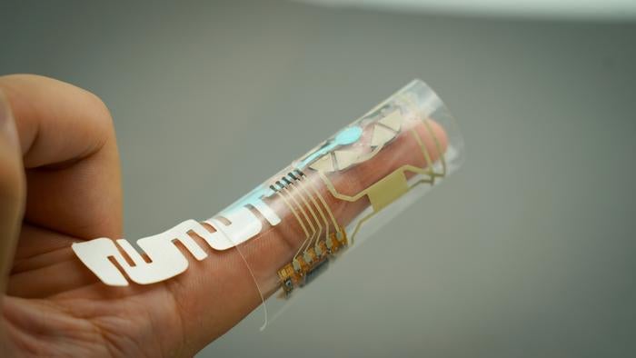 Innovative finger wrap uses sweat to provide health monitoring - The ...