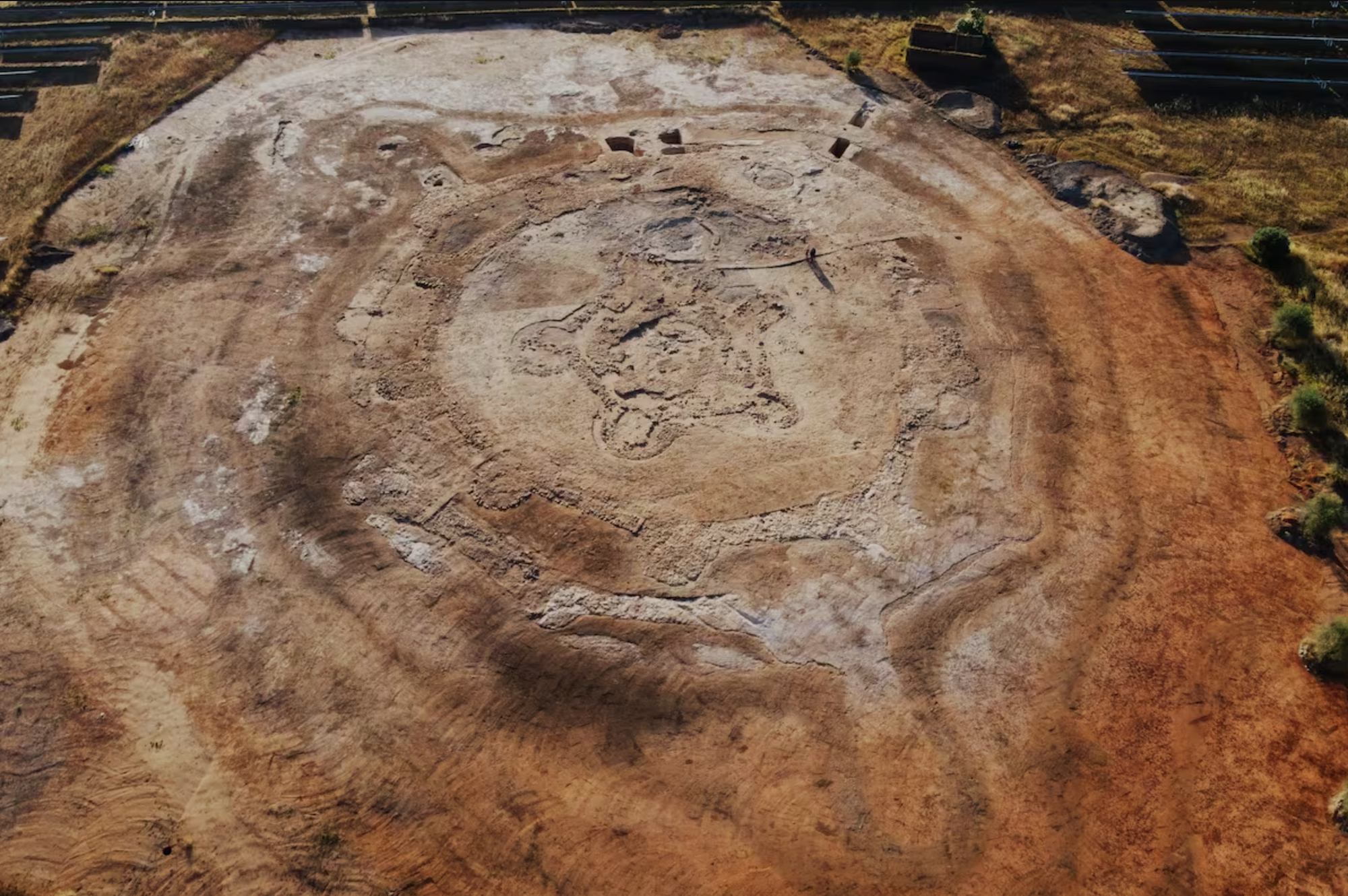 5,000-year-old fortress discovered during solar power plant ...