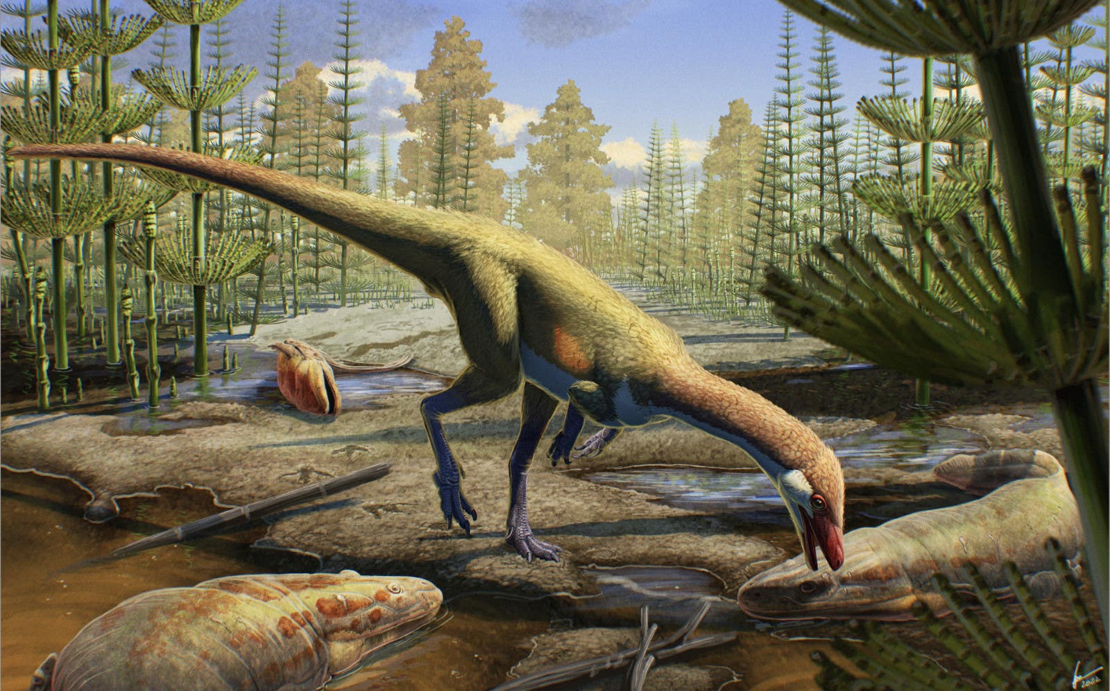 Dinosaurs roamed the northern hemisphere millions of years earlier than previously thought - The ...
