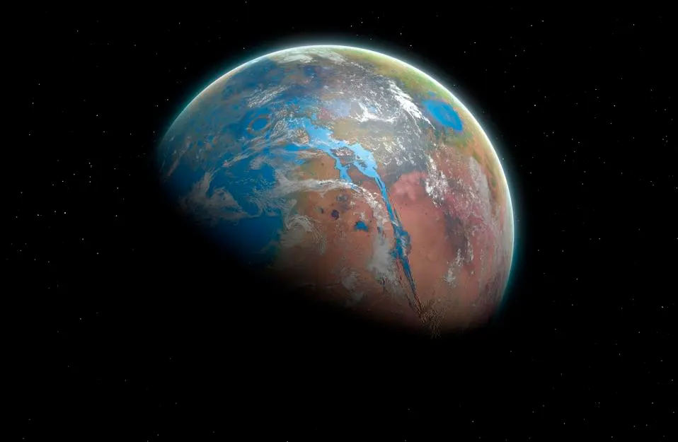 Massive Martian ice deposit could flood entire planet under 9 feet of ...