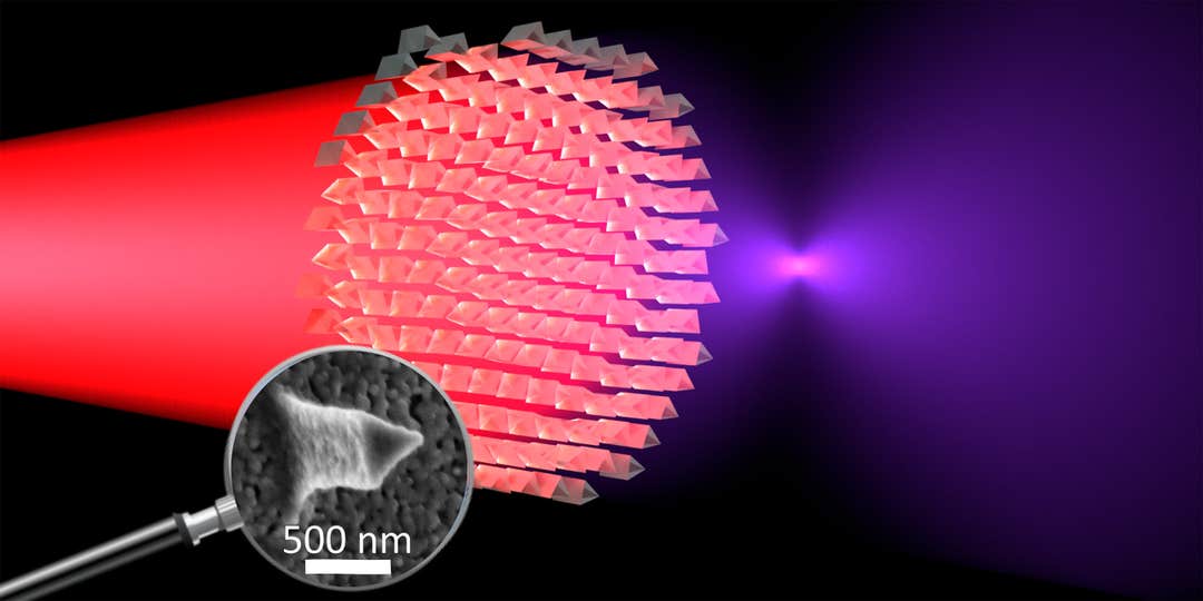 'Magical' ultra-thin lenses transform infrared light into visible light ...