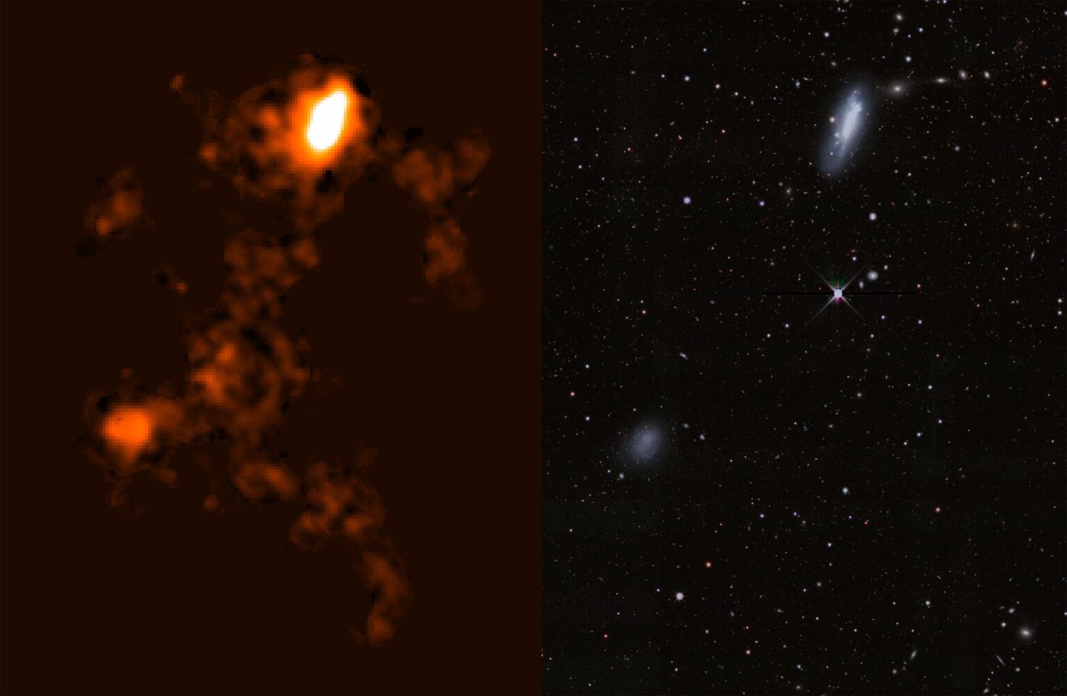 Astronomers find enormous gas structure connecting two dwarf galaxies ...