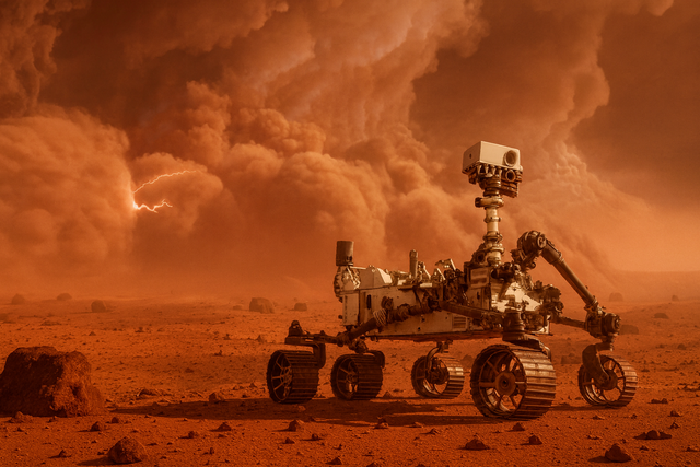 Martian dust storms crackle with 'mini lightning,' revealing a hidden ...