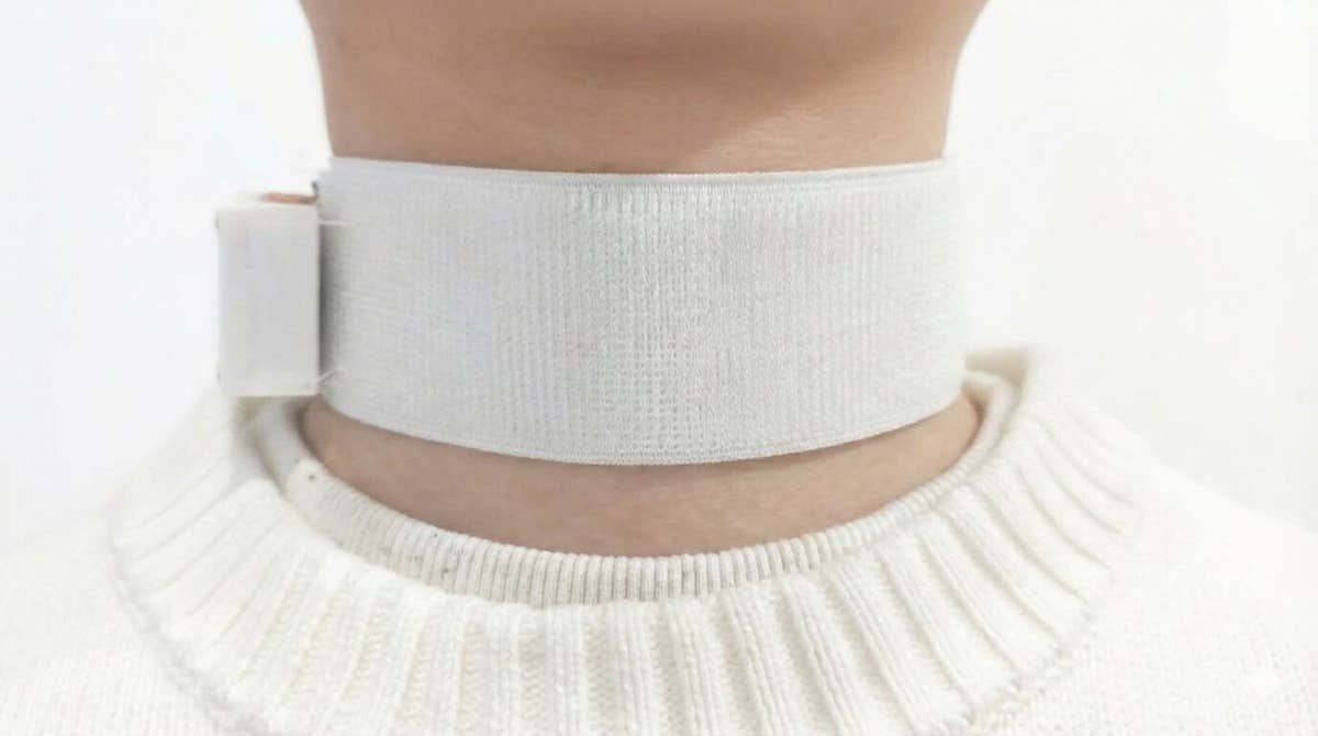 AI-powered neck wearable helps stroke survivors speak again without ...