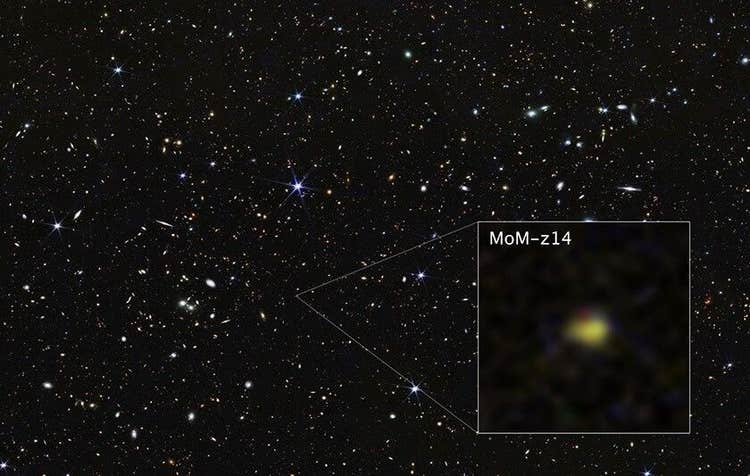 JWST confirmed the most distant galaxy ever observed at 13.5 billion ...