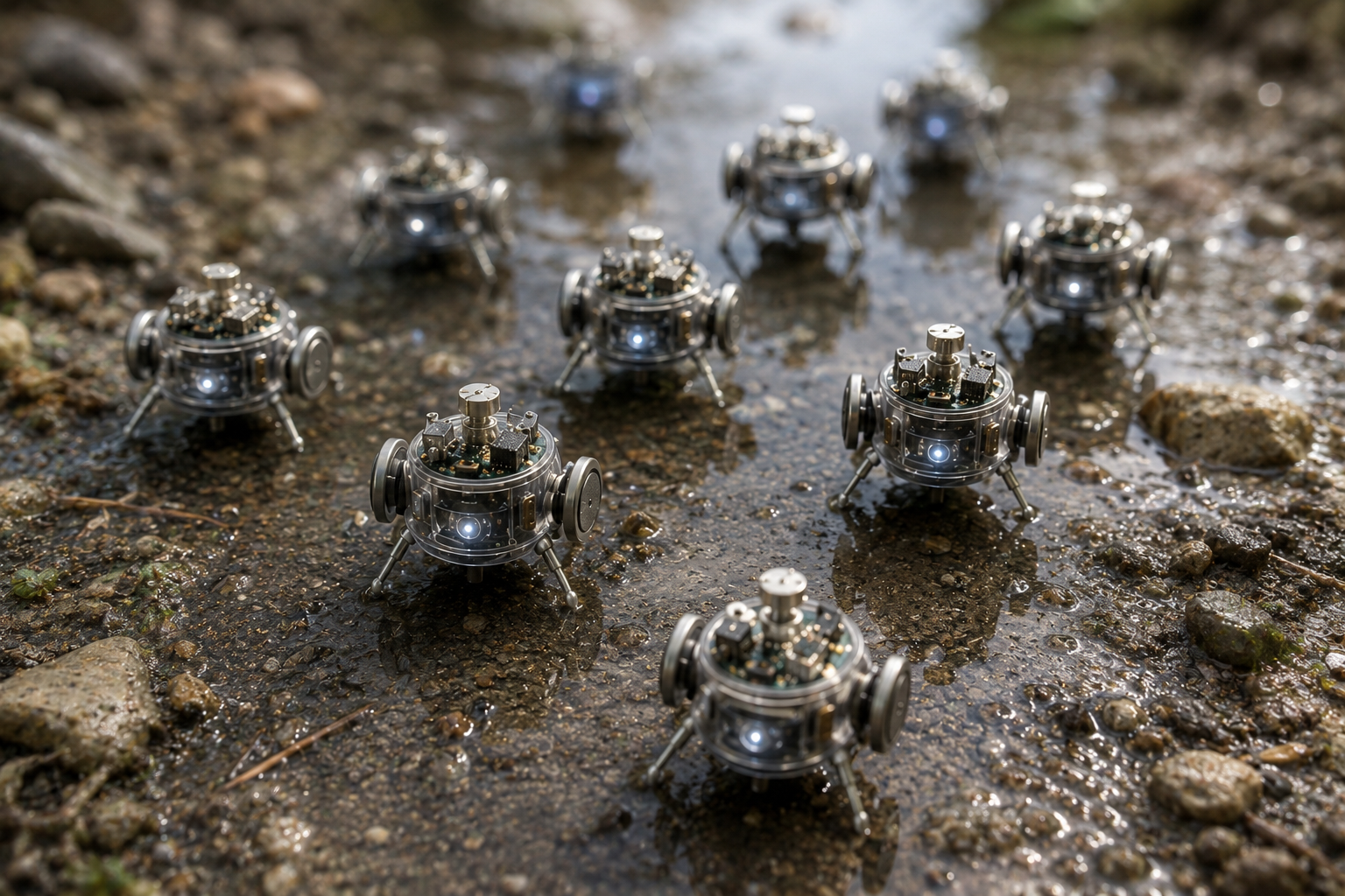 Scientists built bee-like smart robots that swarm using sound waves ...