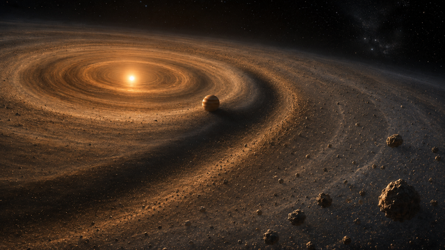 Mysterious dust ring beyond Jupiter formed many of our Solar System’s ...