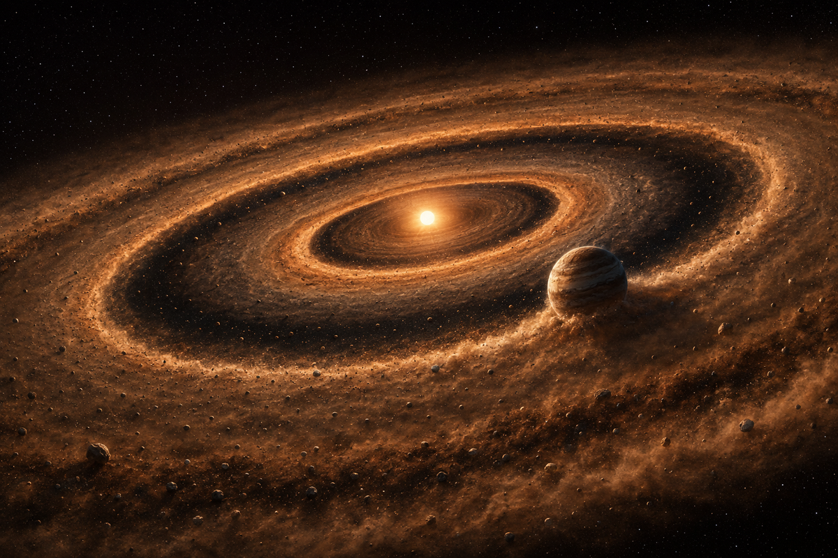 Astronomers can now measure newborn planet mass from dusty stellar ...